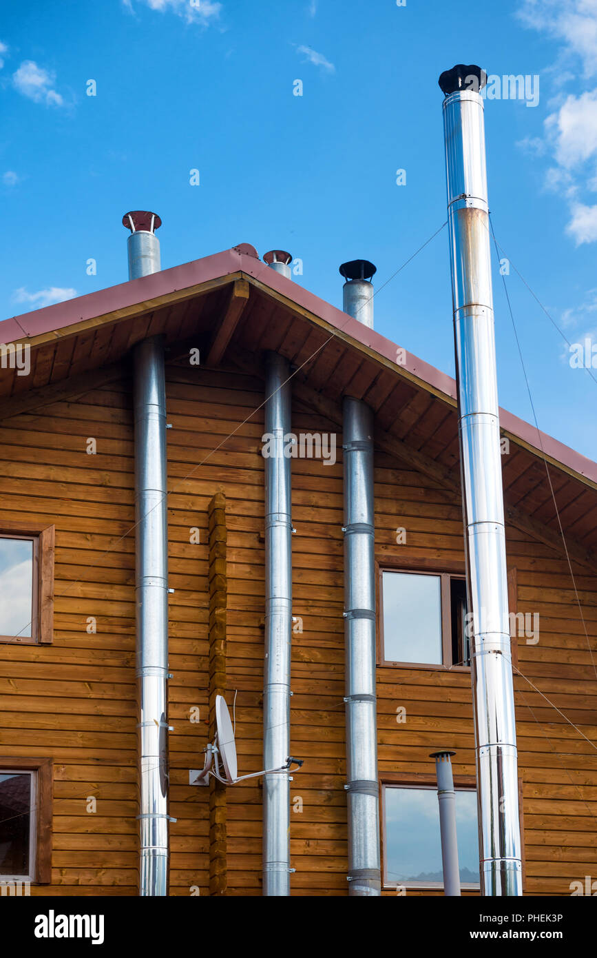 Modern chimney hi-res stock photography and images - Alamy