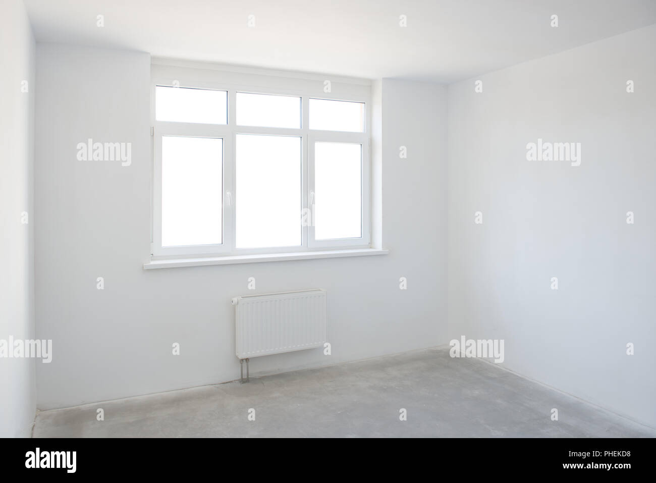 Empty white room hi-res stock photography and images - Alamy