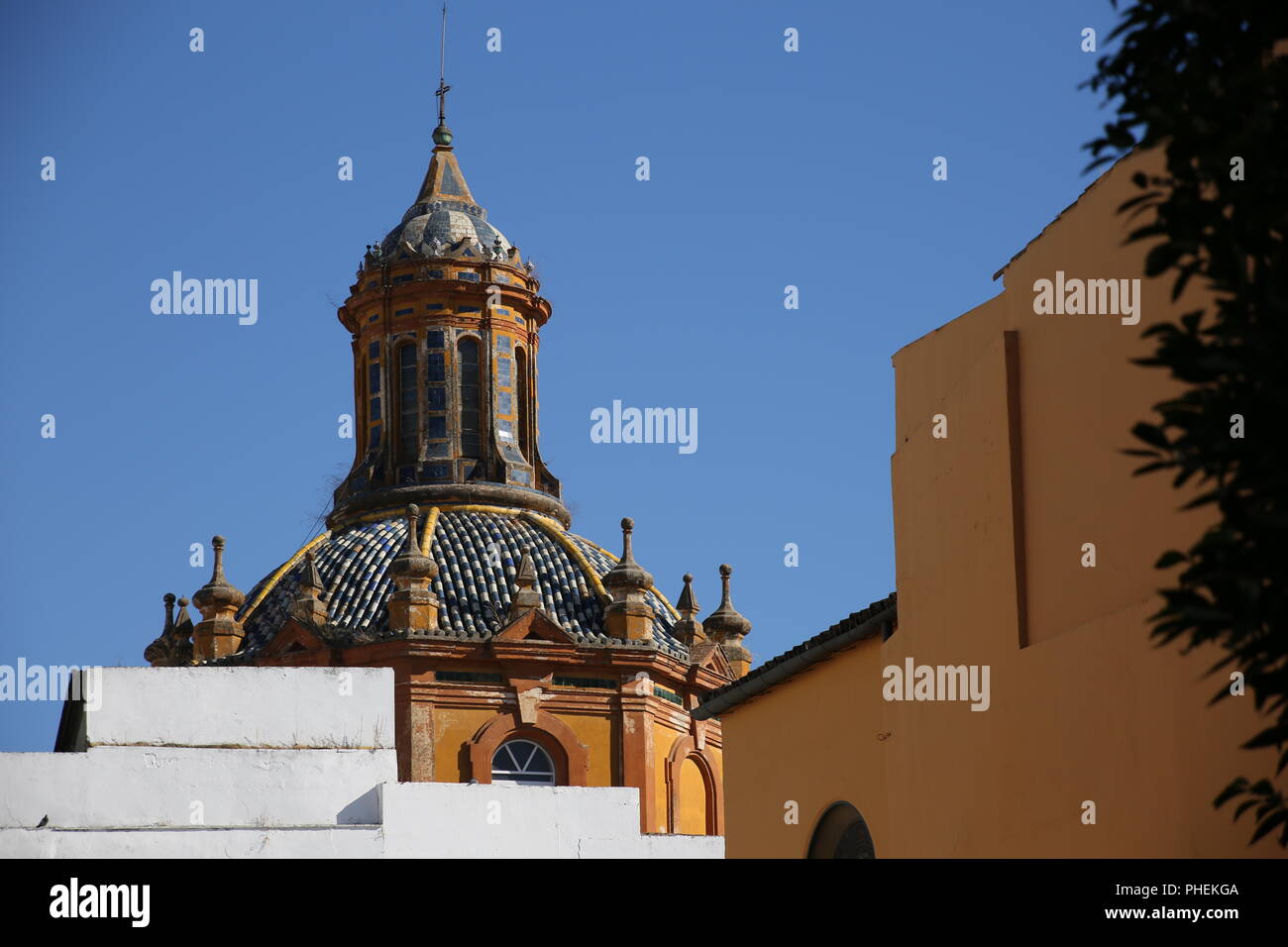 parish church Santa Cruz Stock Photo - Alamy
