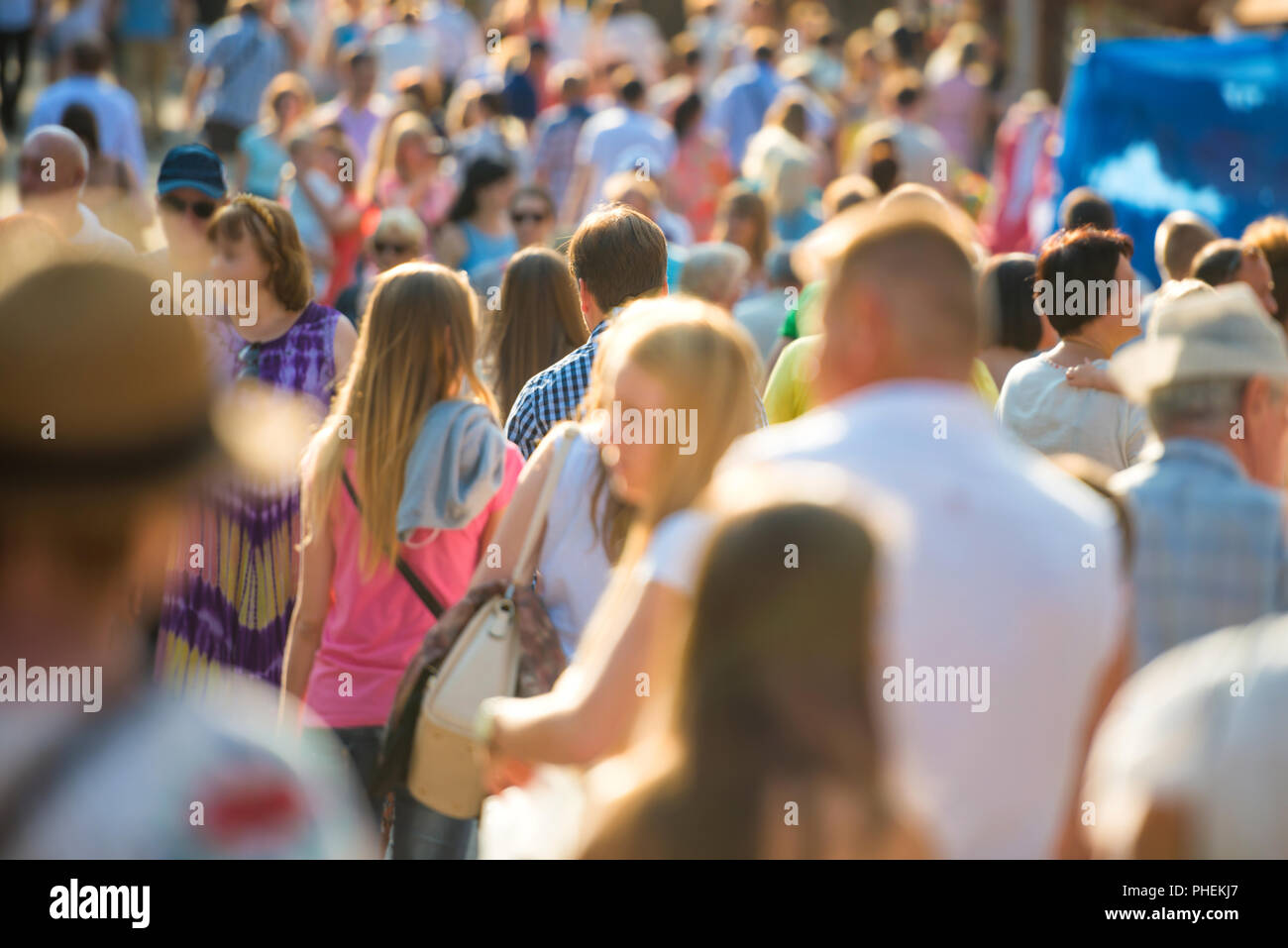 People walking on the city street Stock Photo - Alamy