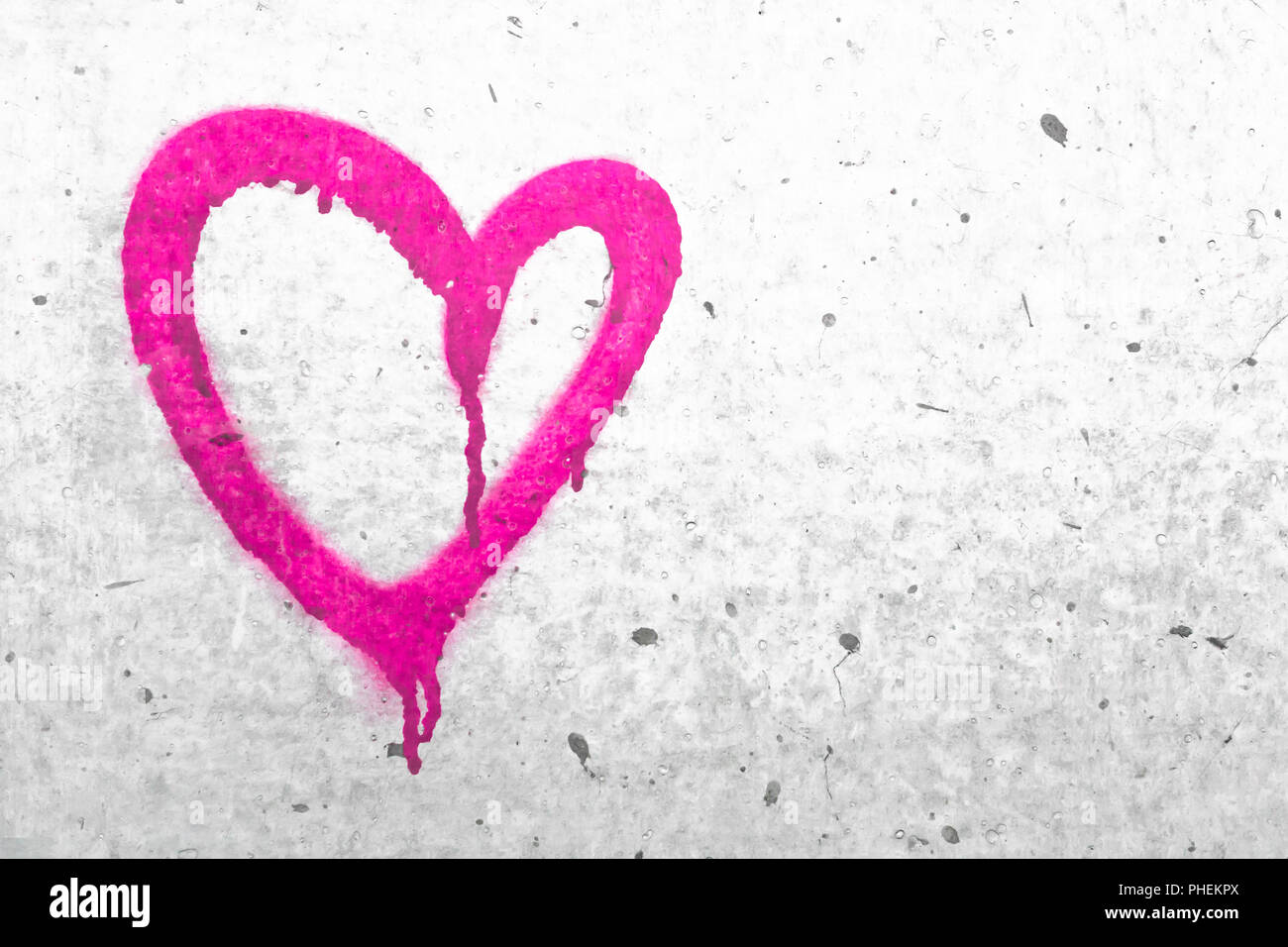 Pink heart symbol Stock Photo - Alamy