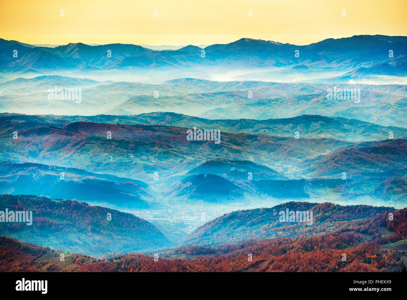 Beautiful blue mountains Stock Photo - Alamy