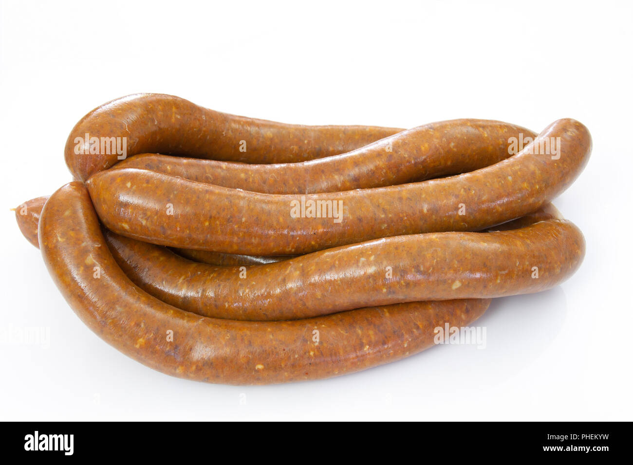 Merguez raw sausages on table hi-res stock photography and images - Alamy