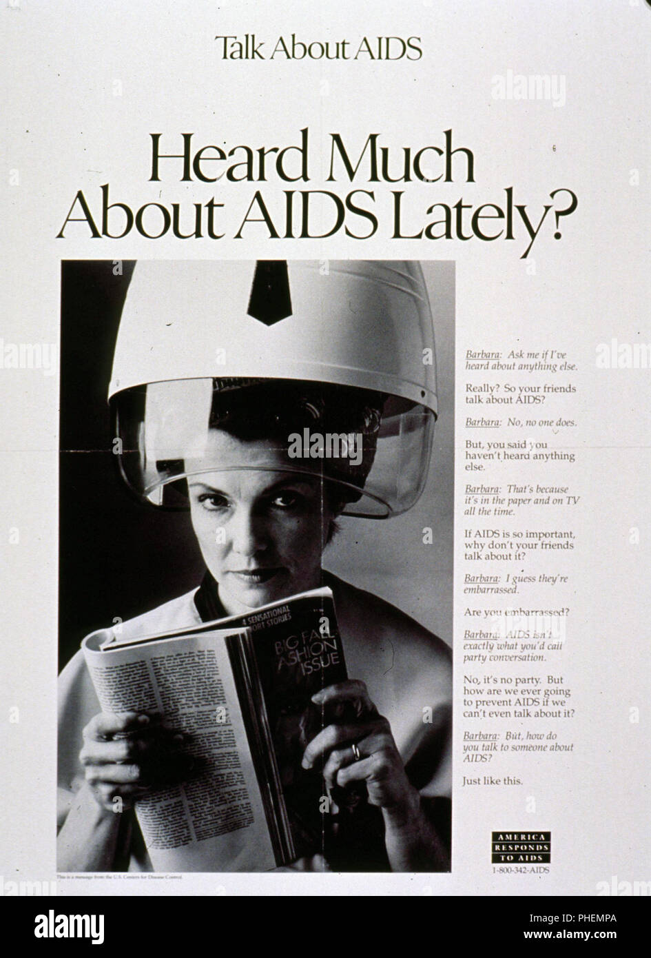 1980s aids poster hi-res stock photography and images - Alamy