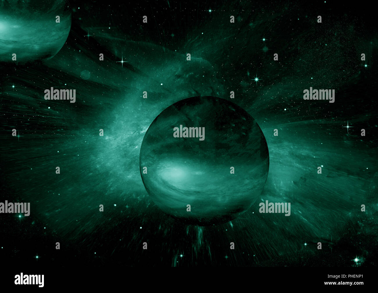 Stars, dust and gas nebula in a far galaxy Stock Photo - Alamy