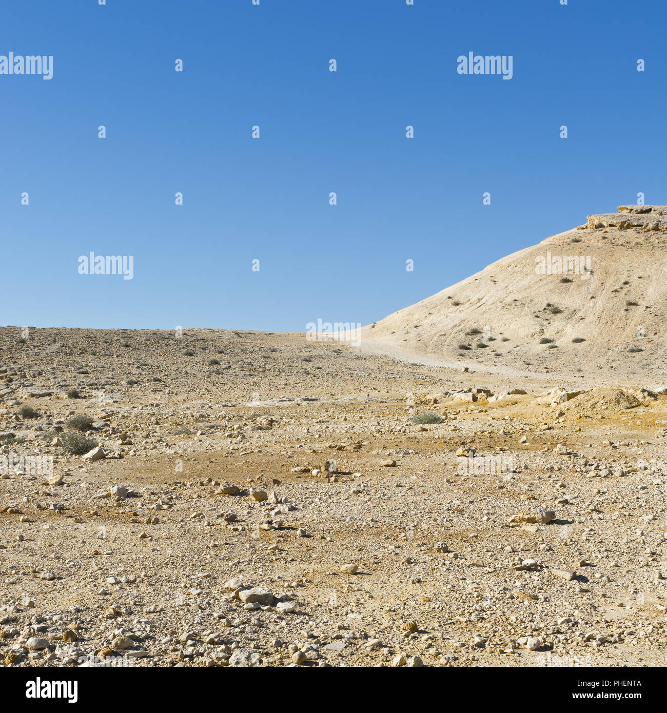 Landscape of the desert in Israel Stock Photo - Alamy