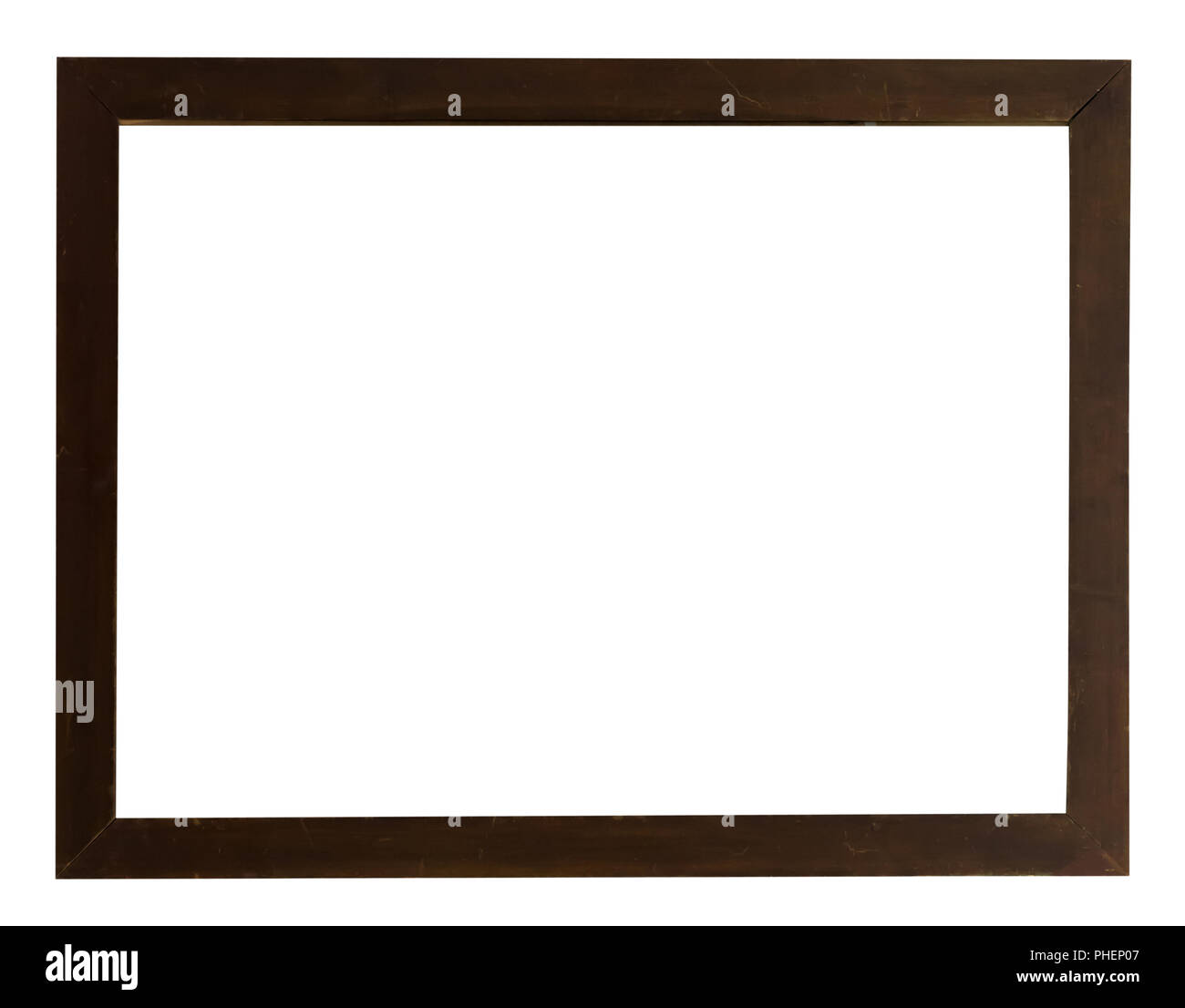 Dark wooden frame Stock Photo - Alamy