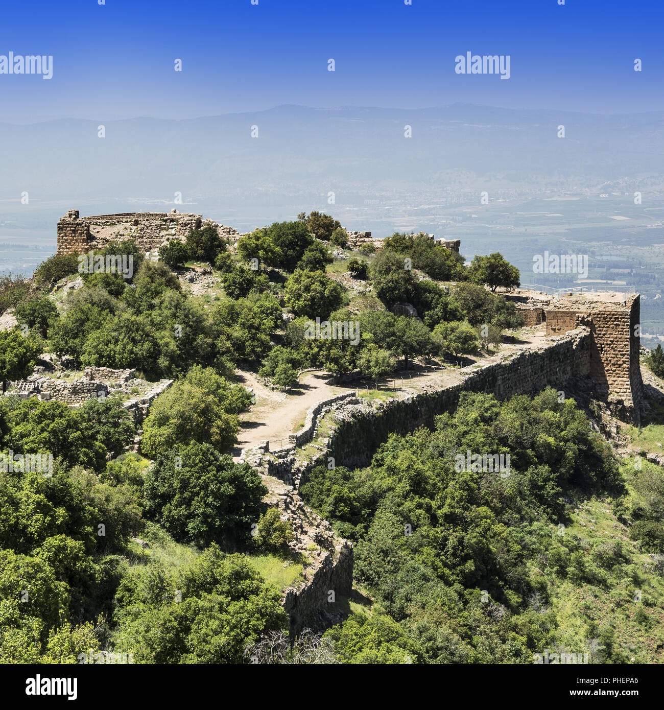Nimrod Fortress in Israel Stock Photo - Alamy