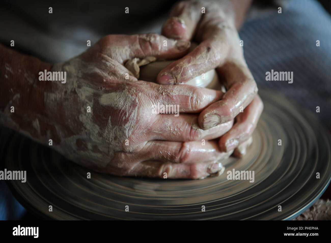 handicraft production of clay products Stock Photo - Alamy