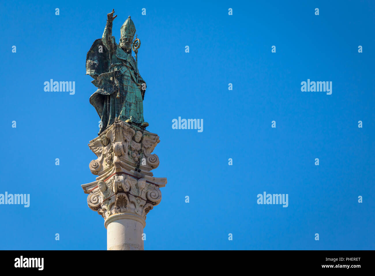 Column of saint oronzo hi-res stock photography and images - Alamy