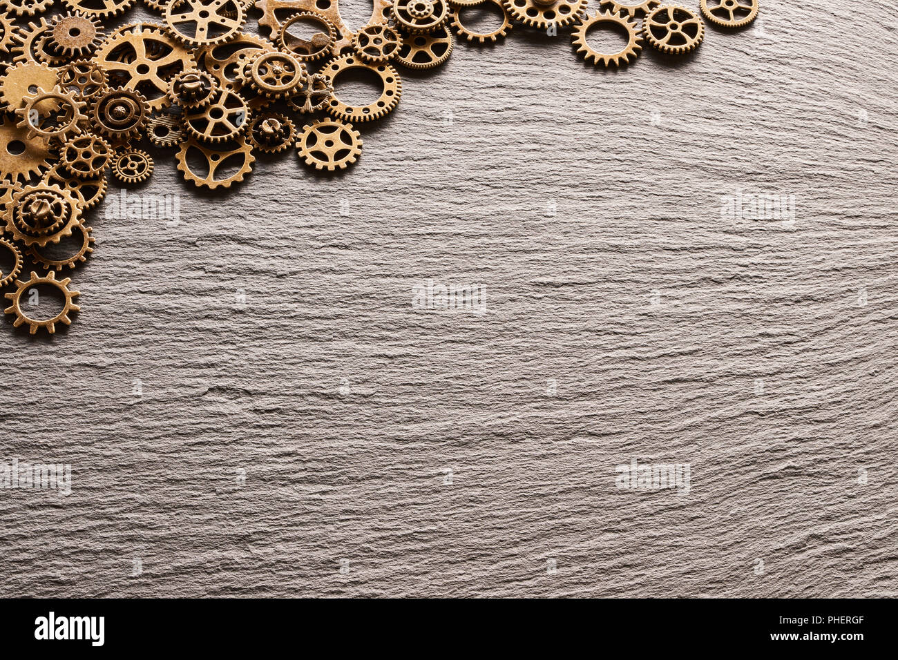 Various metal cogwheels and gear wheels Stock Photo - Alamy