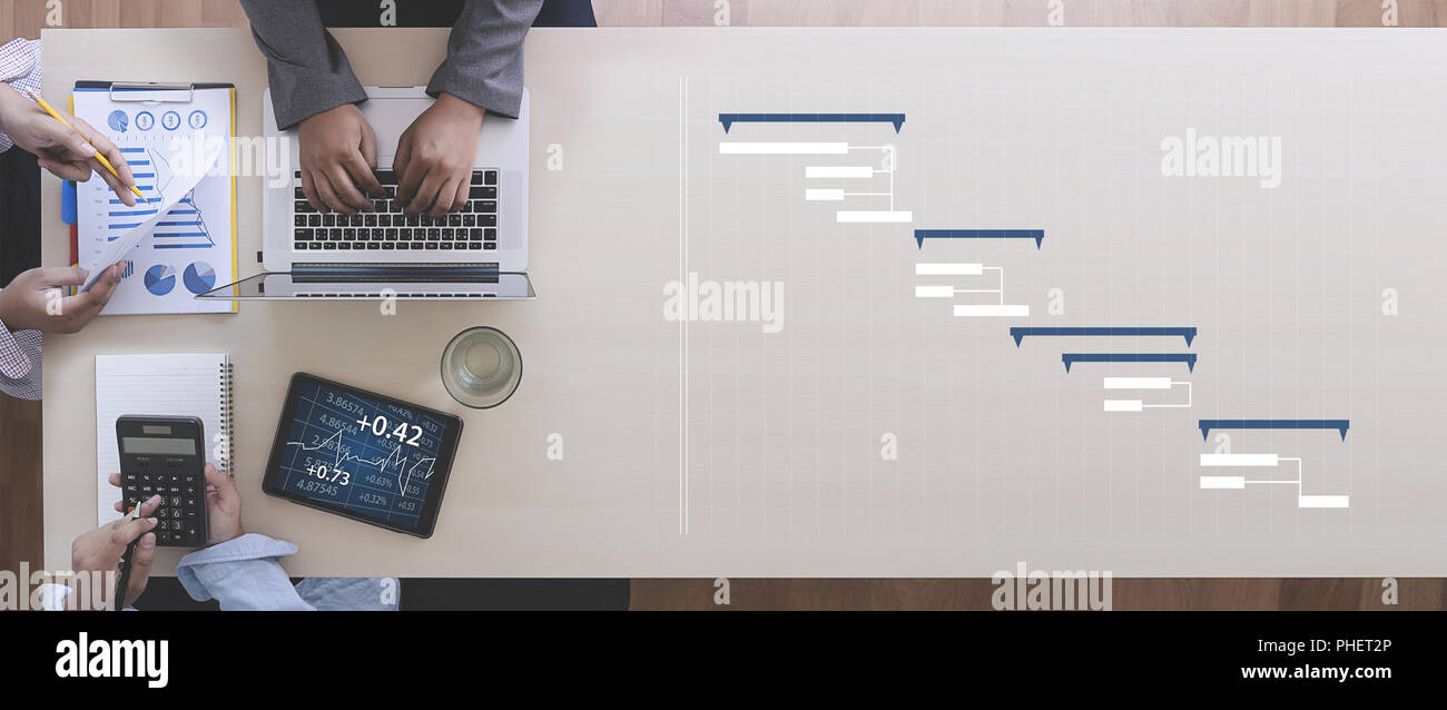 Project management chart gantt hi-res stock photography and images - Alamy