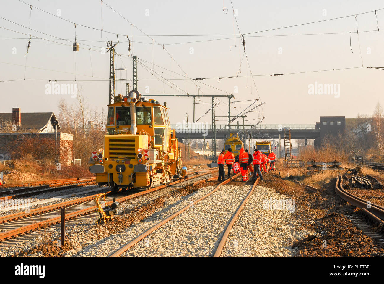 Track machine hi-res stock photography and images - Alamy