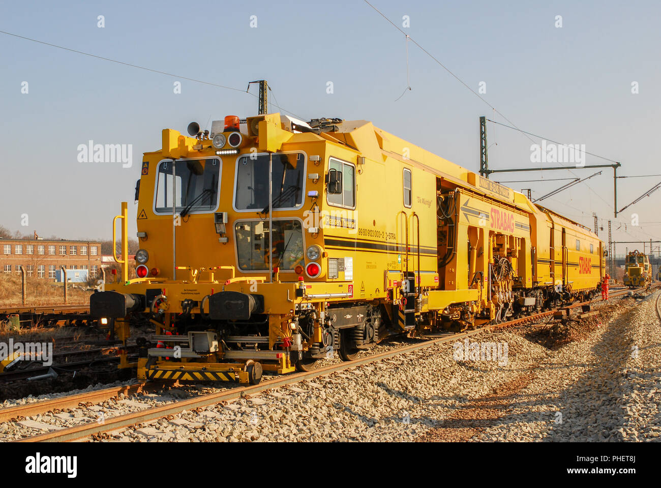 Track machine hi-res stock photography and images - Alamy