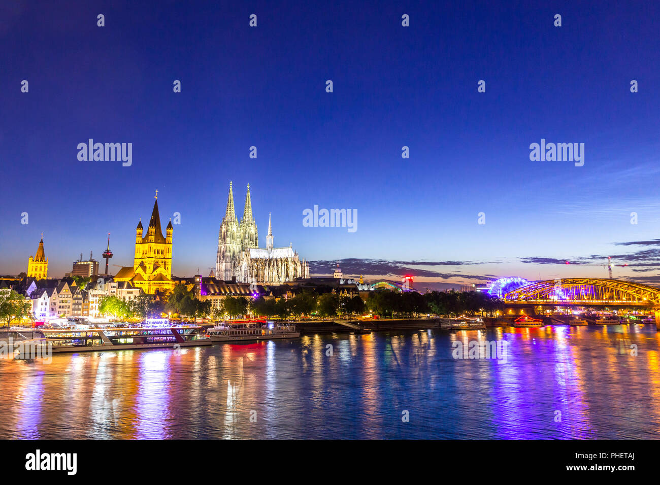 Cologne Cathedral River Rhine Stock Photo - Alamy