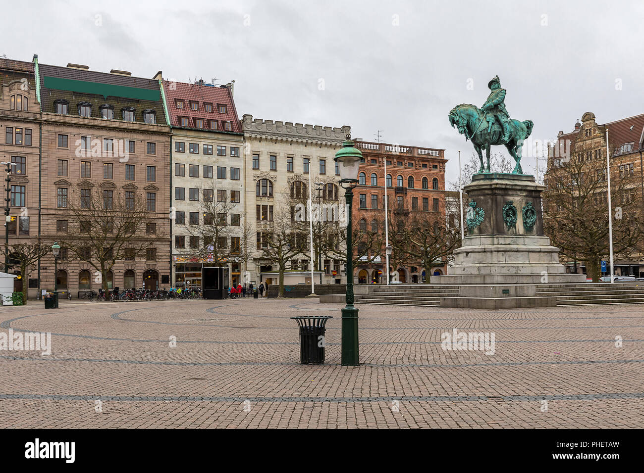 Malmo cityscape Stortorget Stock Photo - Alamy