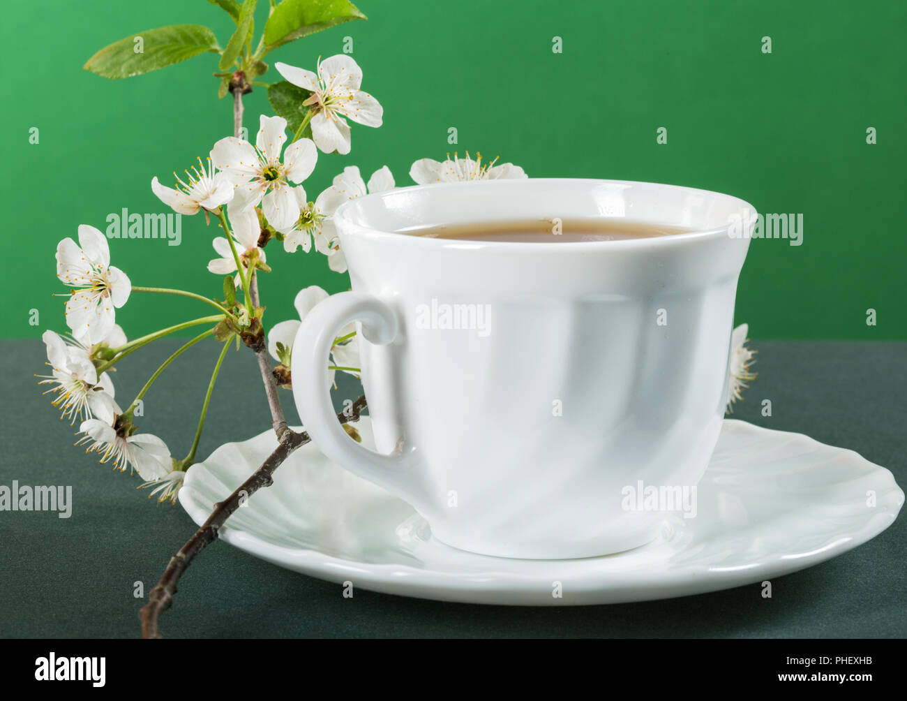 Cherry tea cup hi-res stock photography and images - Alamy