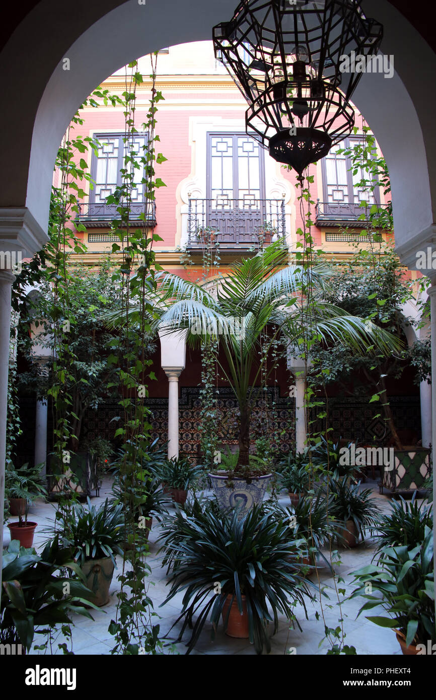 Typical courtyard hi-res stock photography and images - Alamy