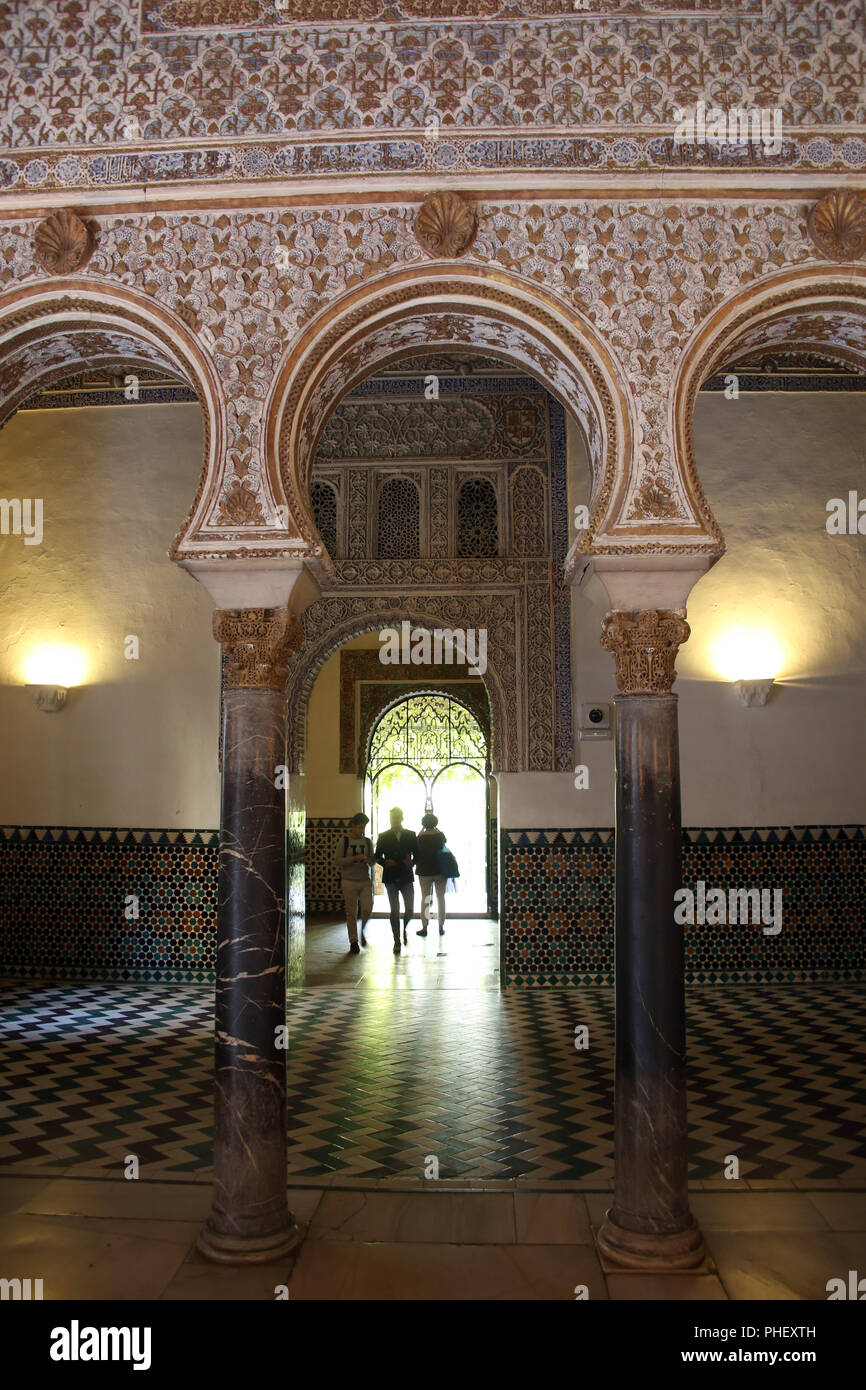 Royal Palace Real Alcazar Stock Photo - Alamy