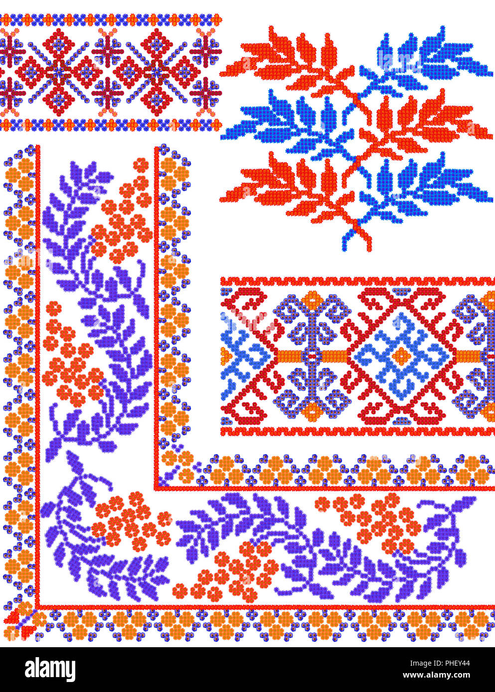 Cross stitch patterns hi-res stock photography and images - Alamy