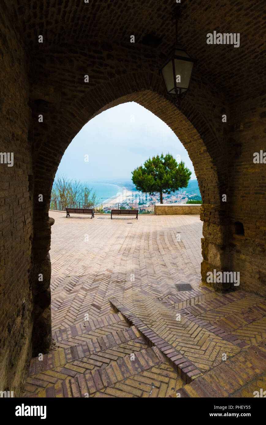 Vasto, Italy - A sea town on the hill, Abruzzo region. Here the ...