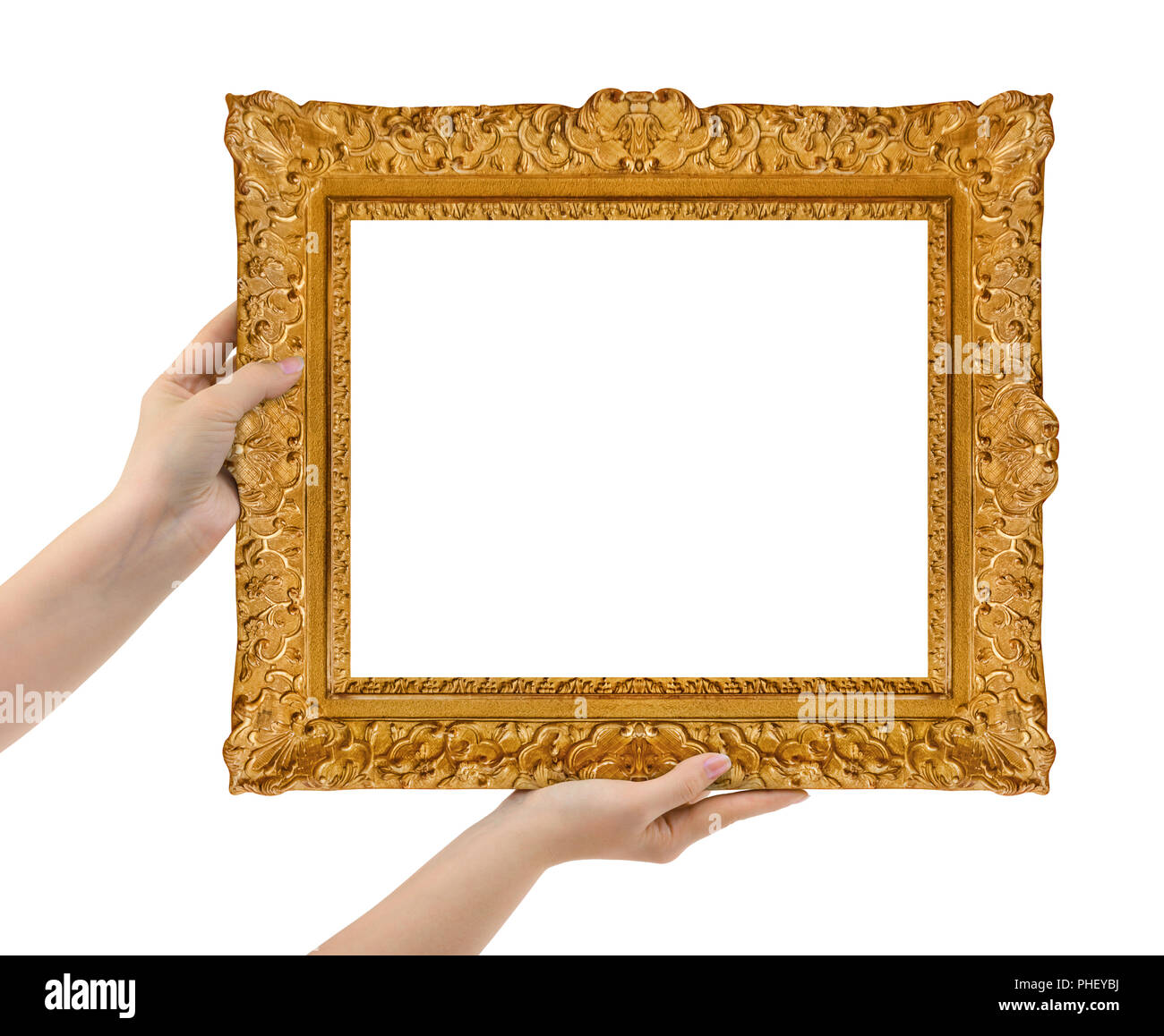 Hands wood carving painting hi-res stock photography and images - Alamy