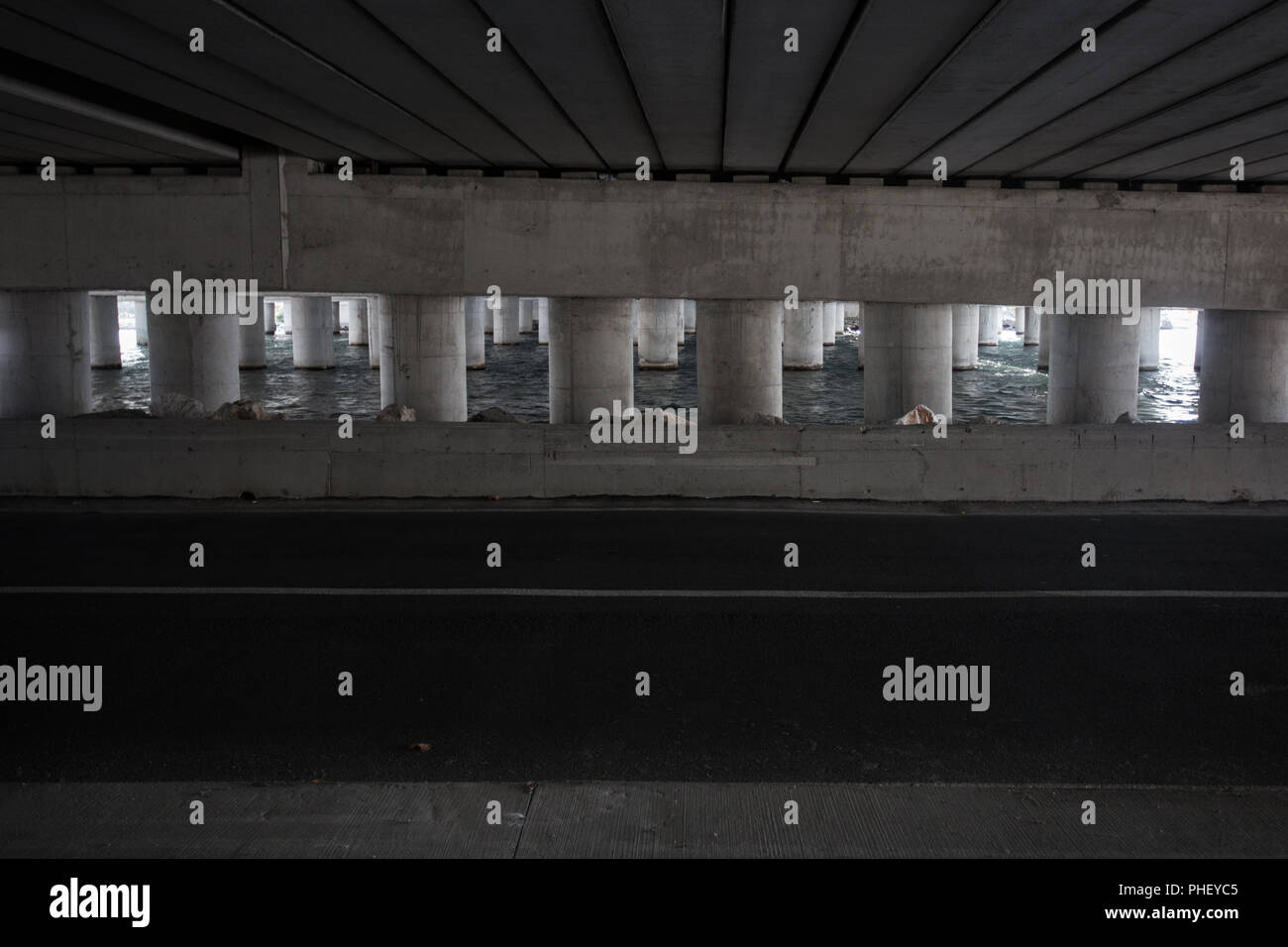 Underpass and road Stock Photo - Alamy