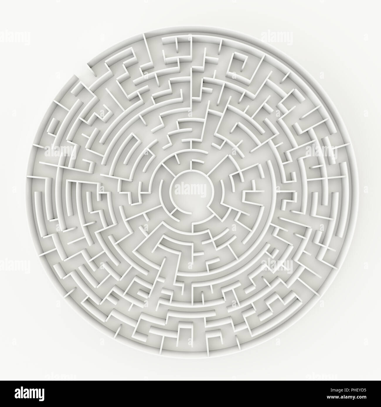 a circle maze Stock Photo - Alamy