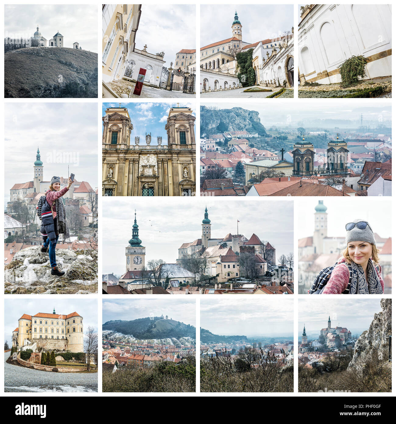 World famous landmarks collage hi-res stock photography and images - Alamy