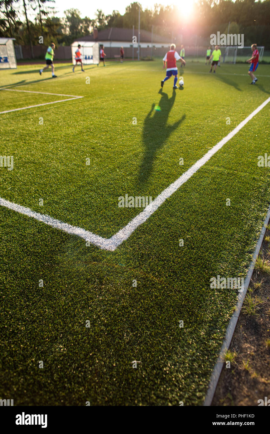 Footballer training academy hi-res stock photography and images - Alamy