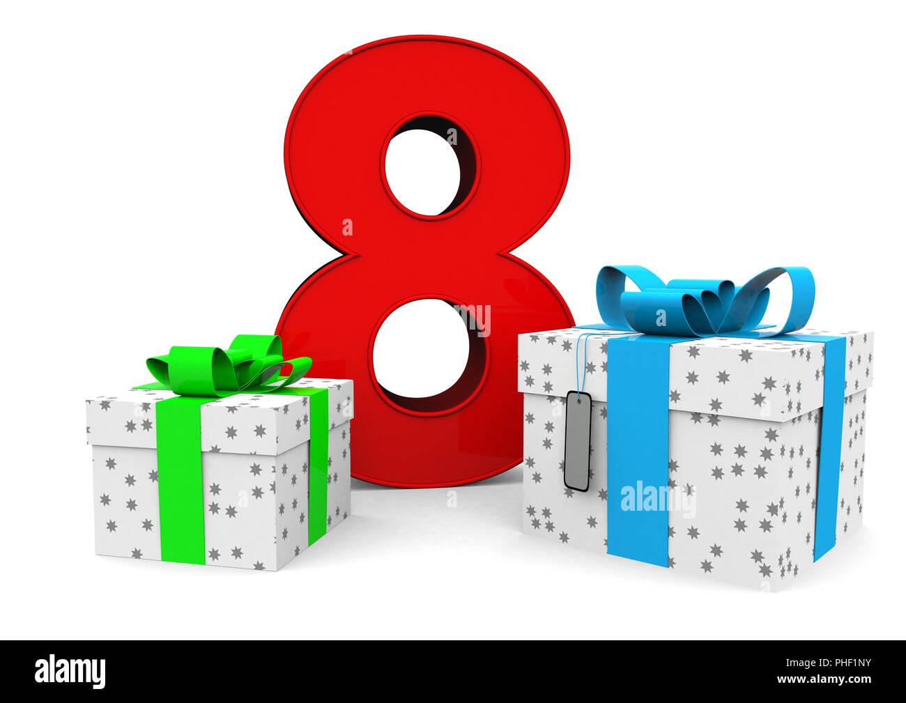 Eight year old birthday cake hi-res stock photography and images - Alamy