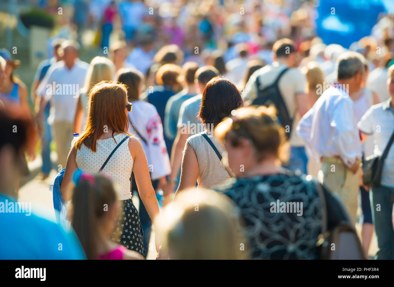 People walking on the city street Stock Photo - Alamy