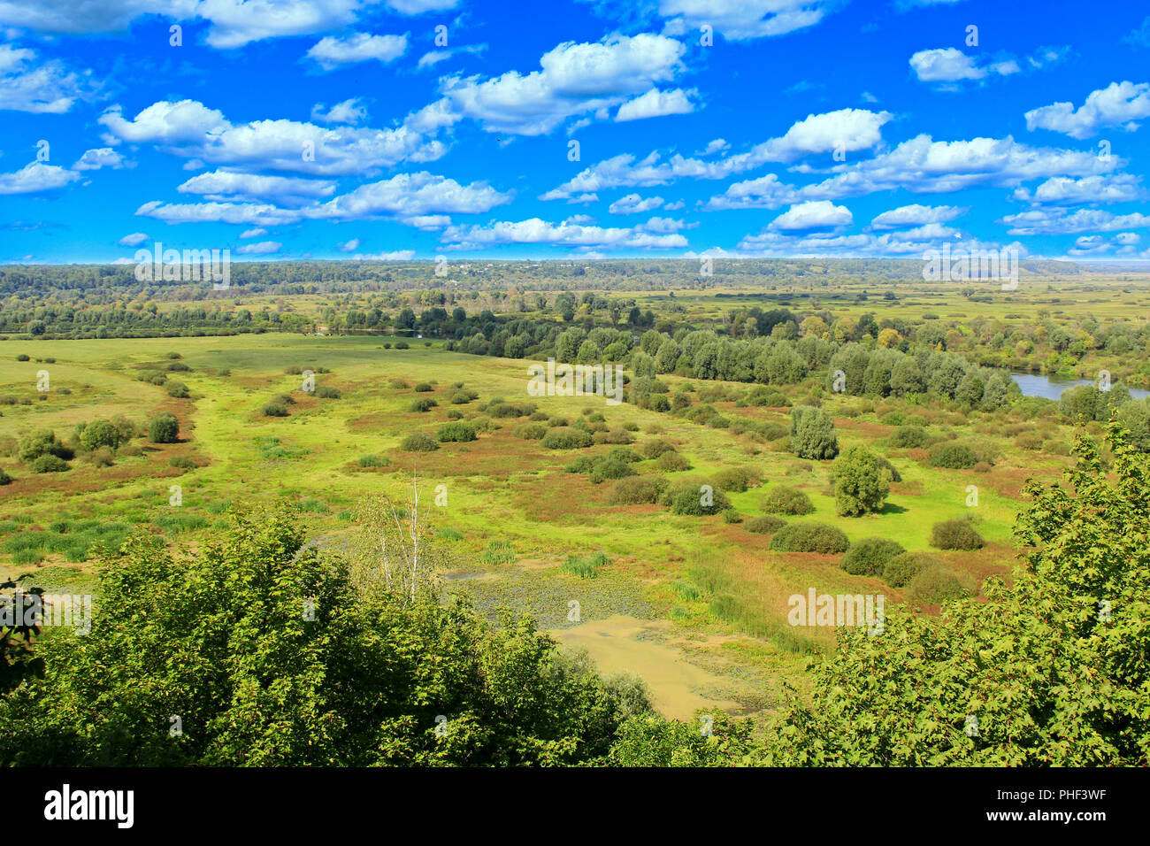 natural landscape from a bird's-eye view Stock Photo - Alamy