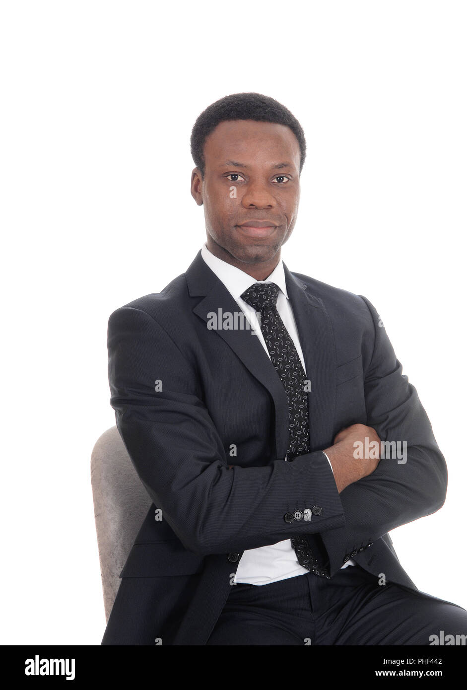 Serious african american man suit hi-res stock photography and images ...