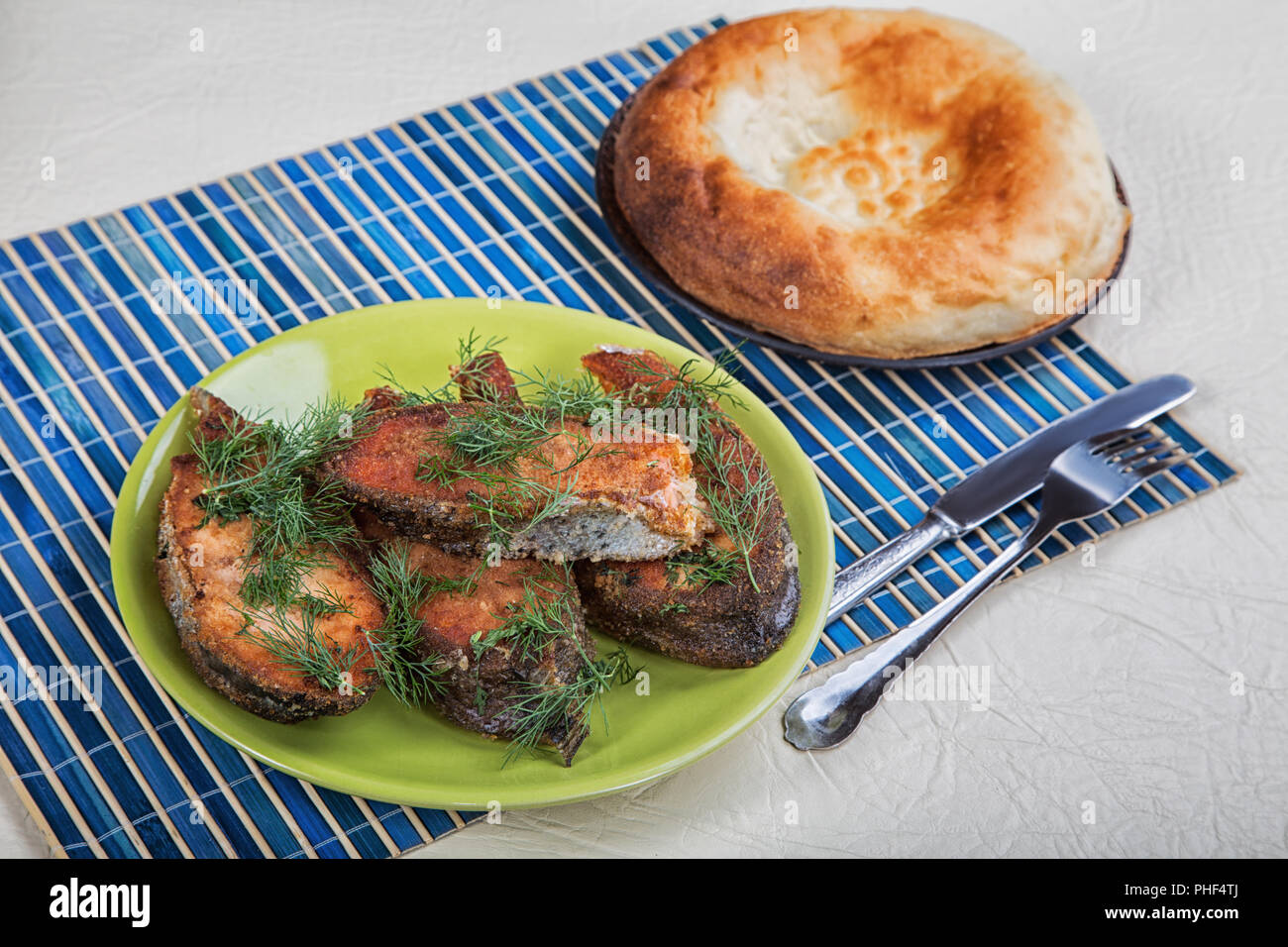 Still life food fish table hi-res stock photography and images - Alamy