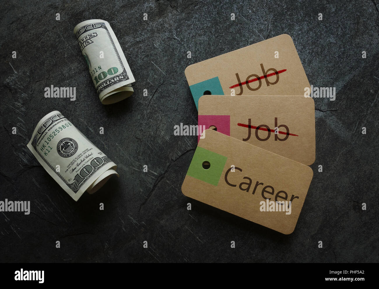 Career and money Stock Photo - Alamy