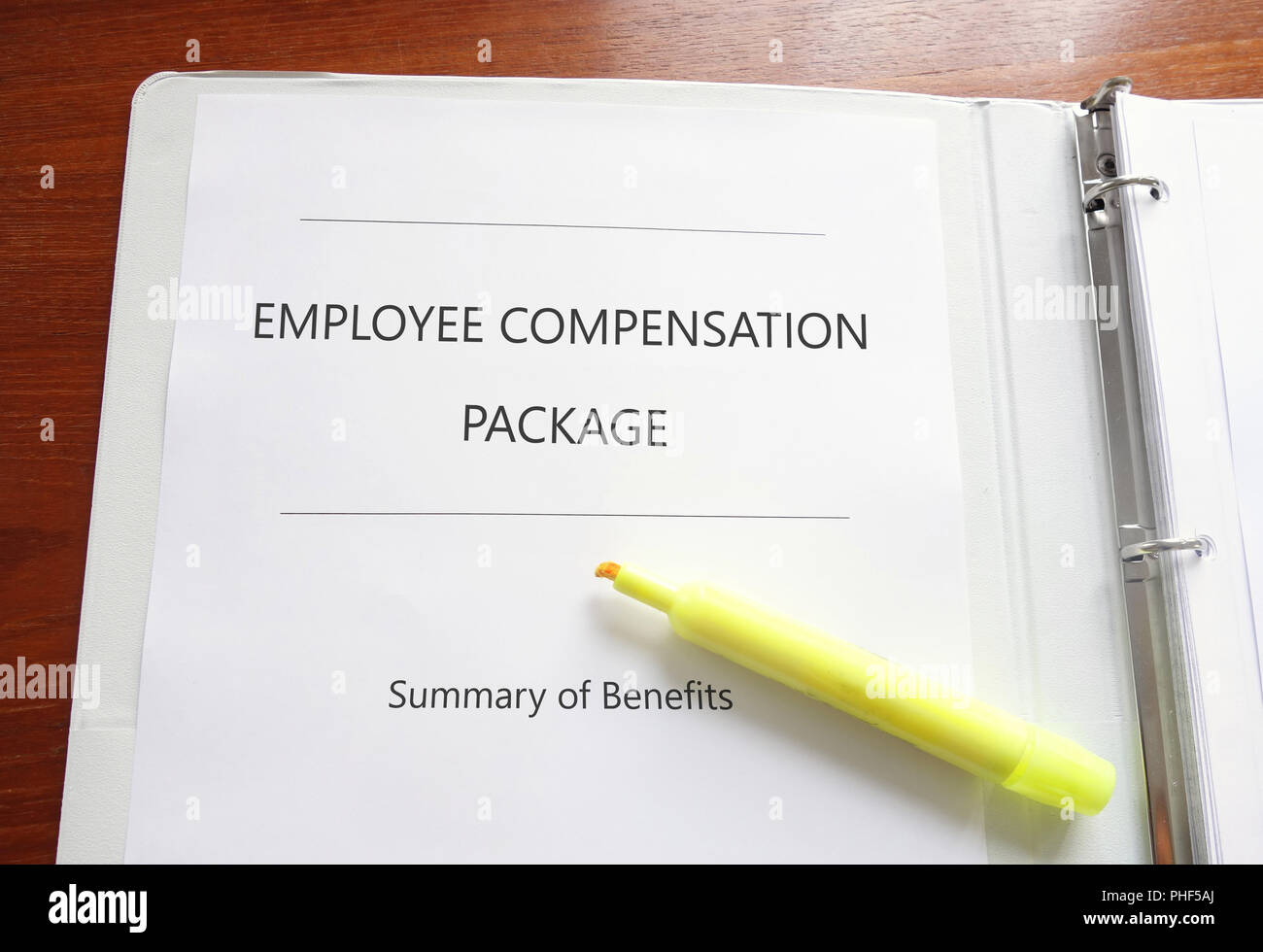 Employee Compensation Package Stock Photo - Alamy