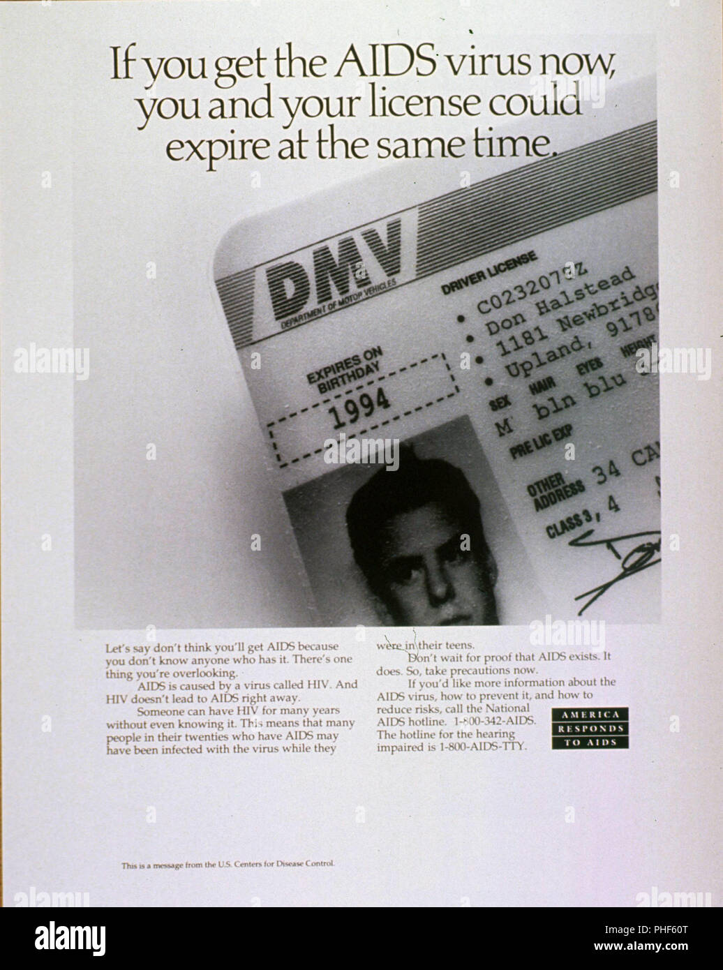 1980s aids prevention hi-res stock photography and images - Alamy