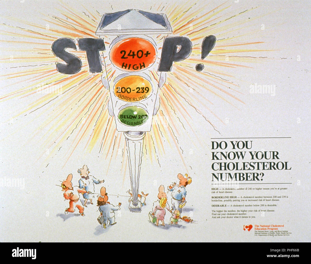 Cholesterol poster hi-res stock photography and images - Alamy