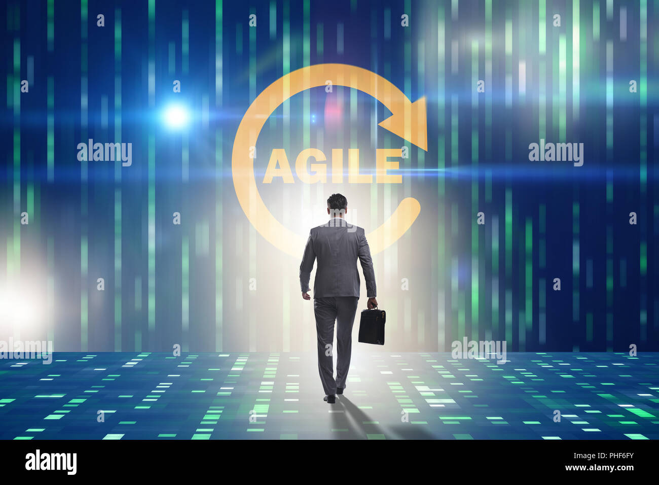 Concept of agile software development Stock Photo - Alamy