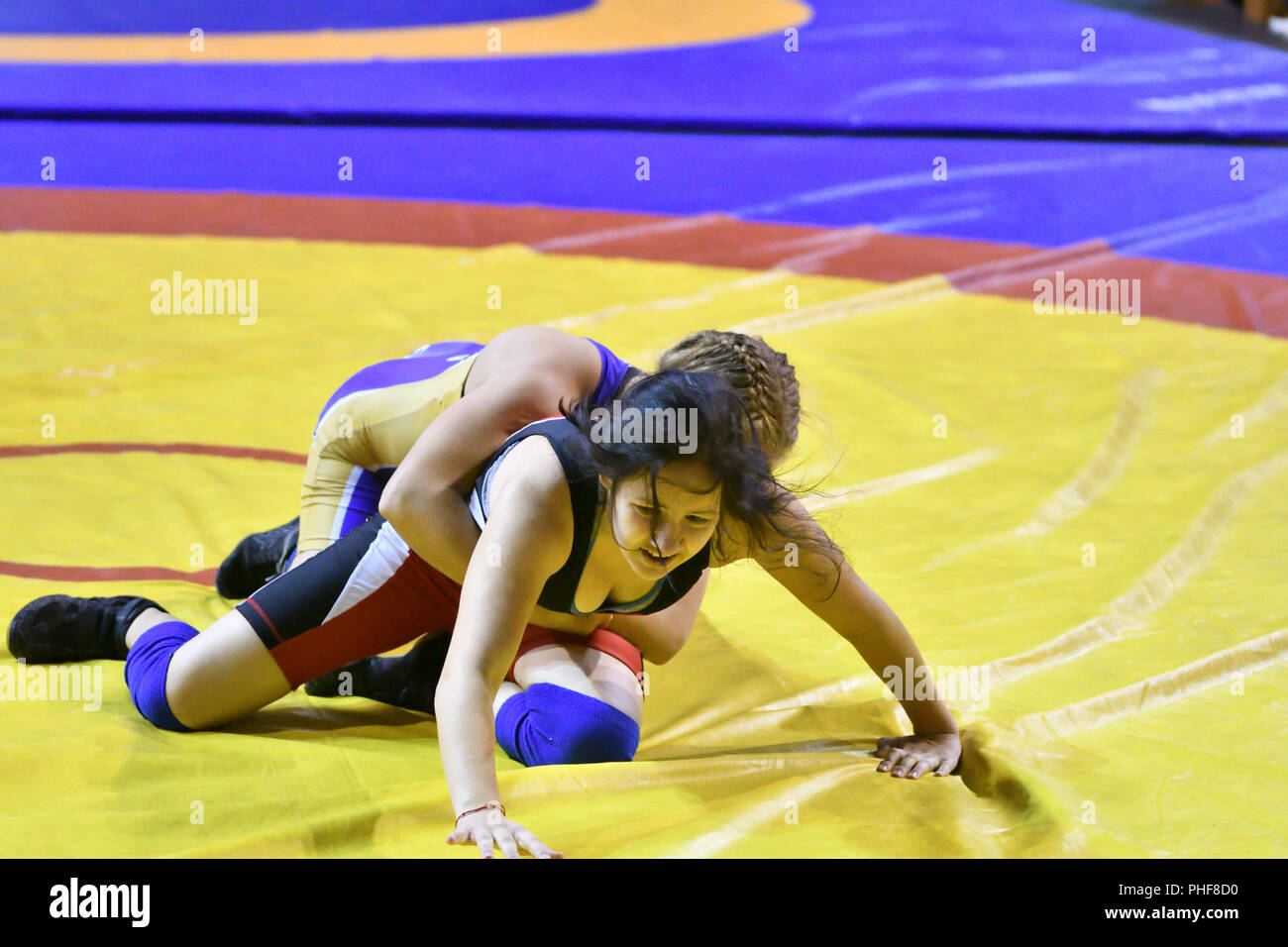 Female wrestling tournament hi-res stock photography and images - Alamy