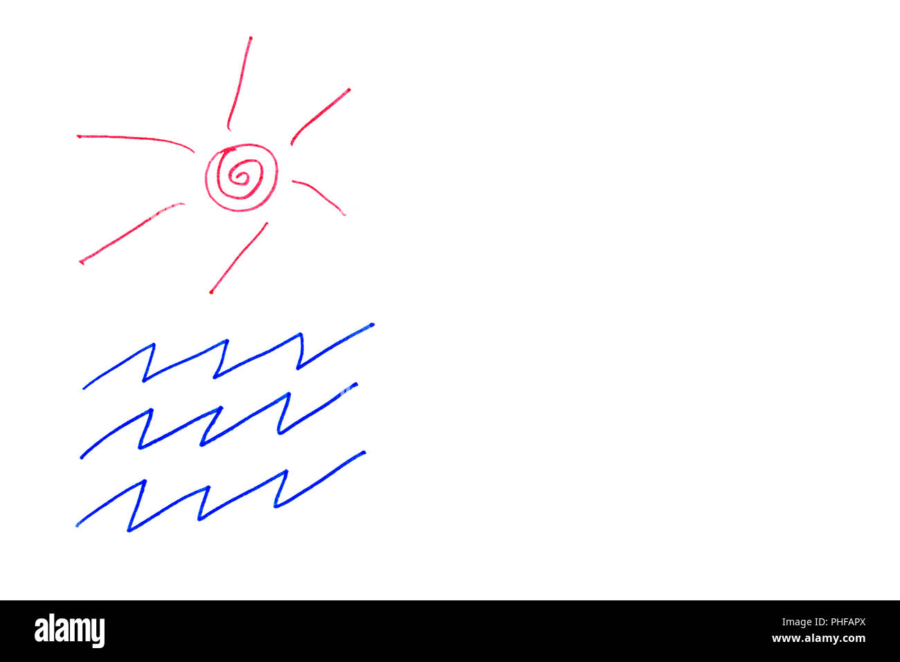 Sun over water Cut Out Stock Images & Pictures - Alamy