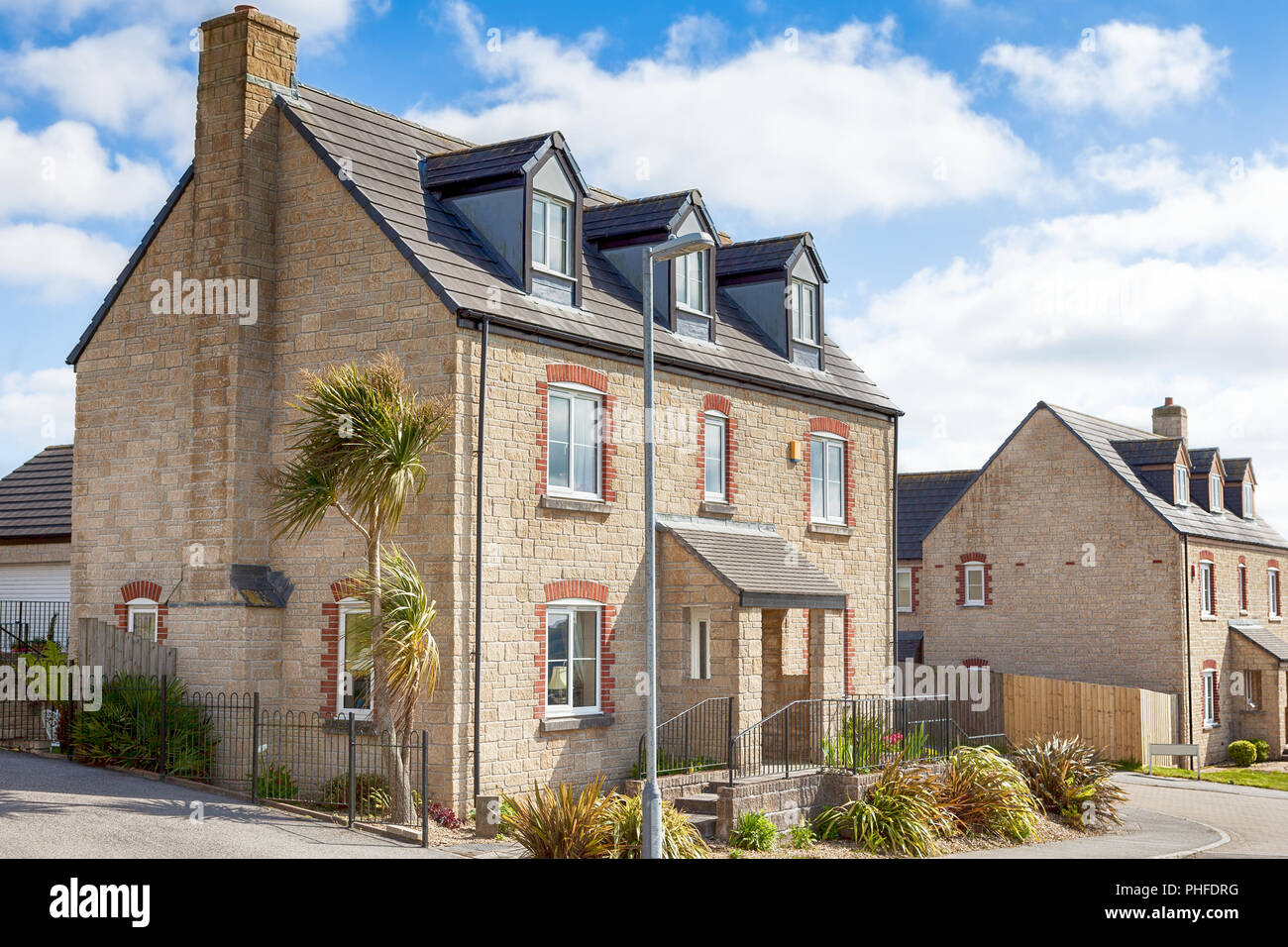 England English House Home Street Garage High Resolution Stock ...