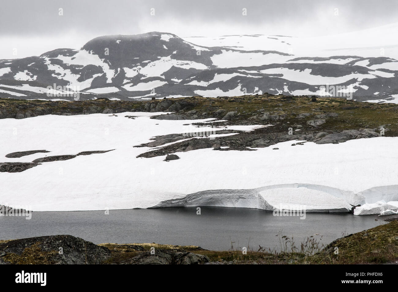 Snow Fields in Jotunheimen, Norway Stock Photo - Alamy