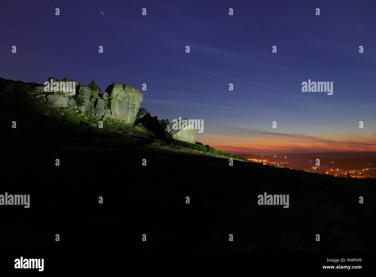 Moors Of England At Night