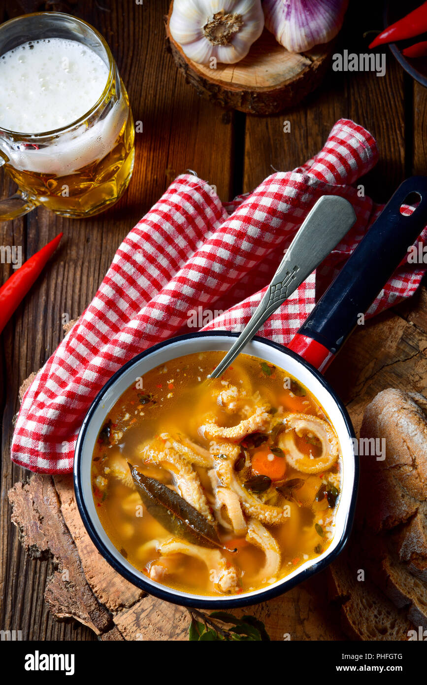 tasty Polish Flaczki Stock Photo - Alamy