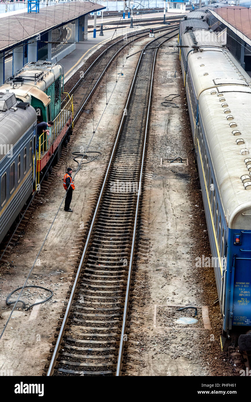 Kyiv pasazhyrskyi railway station hi-res stock photography and images ...