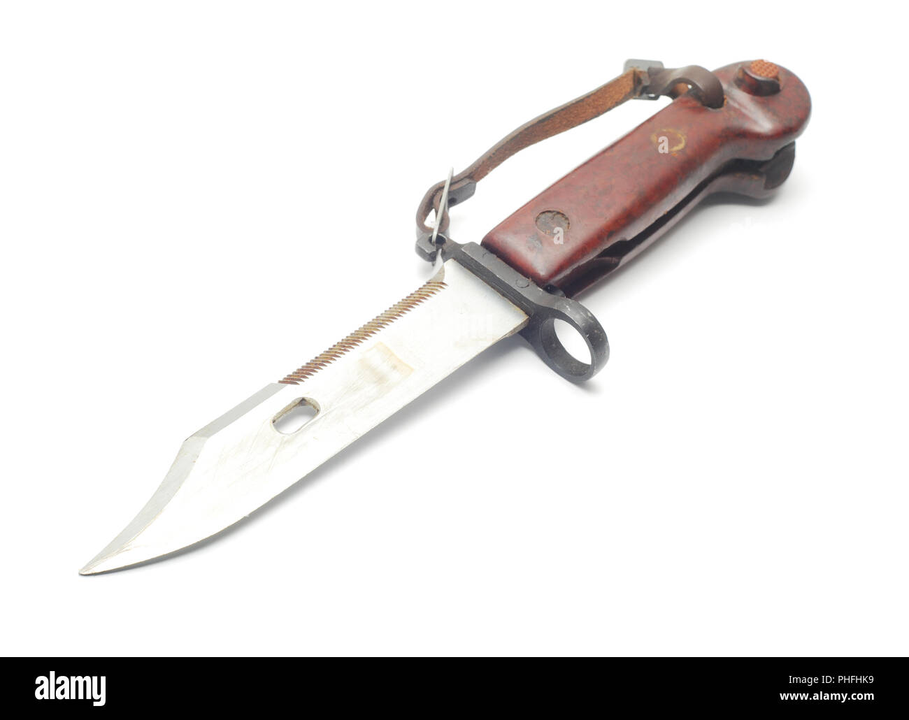 bayonet isolated on white Stock Photo - Alamy