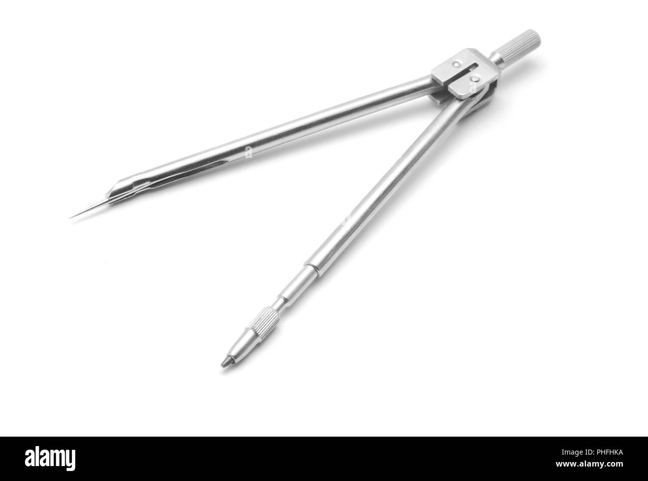 geometry compass isolated on white Stock Photo - Alamy