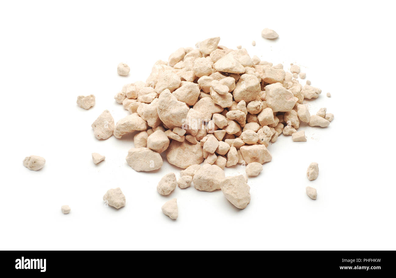 raw clay isolated on white Stock Photo - Alamy